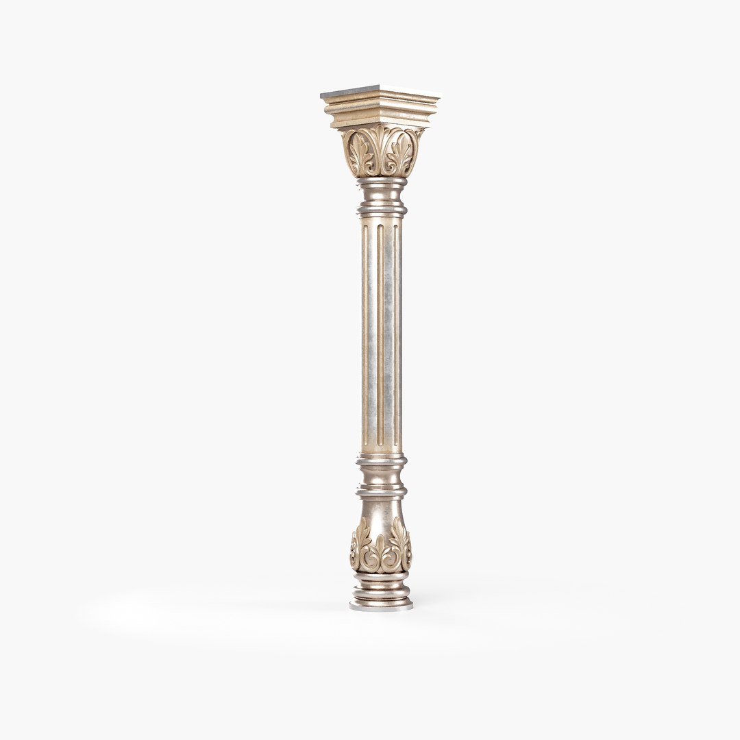 Architectural Column Carved 3D Model - TurboSquid 2027027