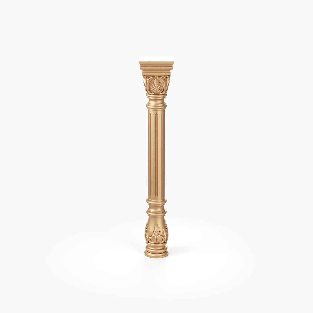 Architectural Column Carved 3D Model - TurboSquid 2027027