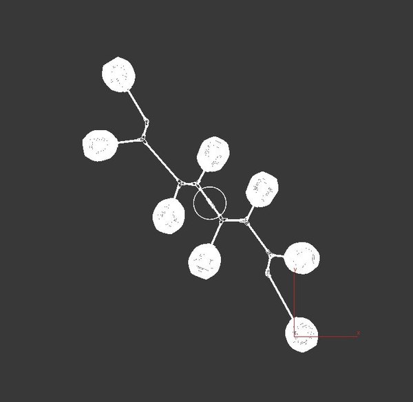 3d model branching bubble
