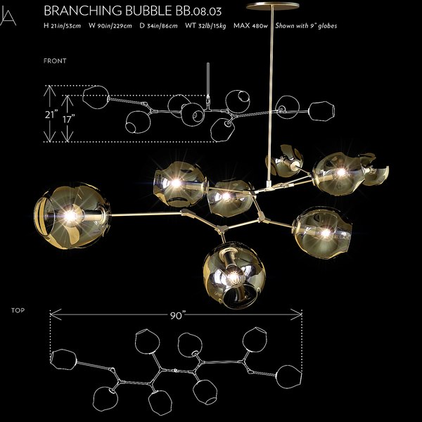 3d model branching bubble