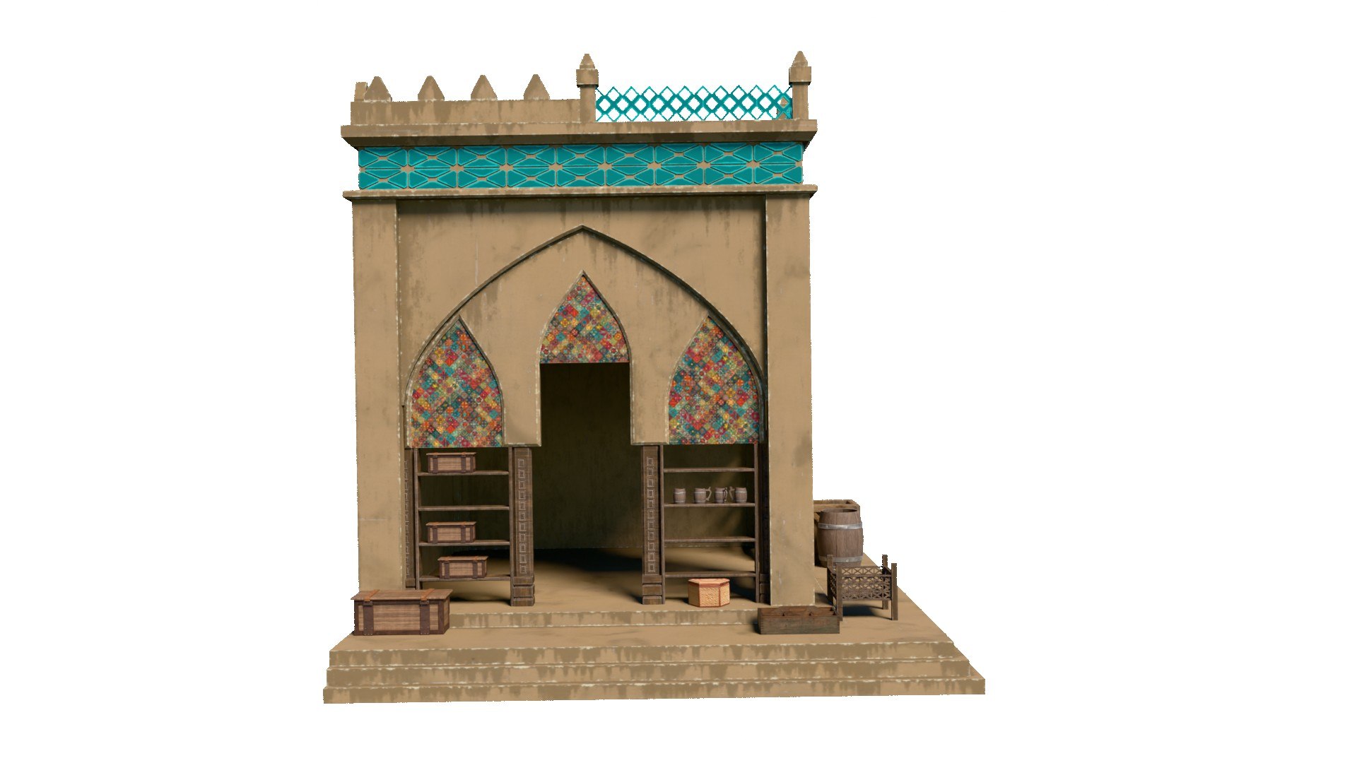 Ancient Arabic Shop 13 3D Model - TurboSquid 2253929