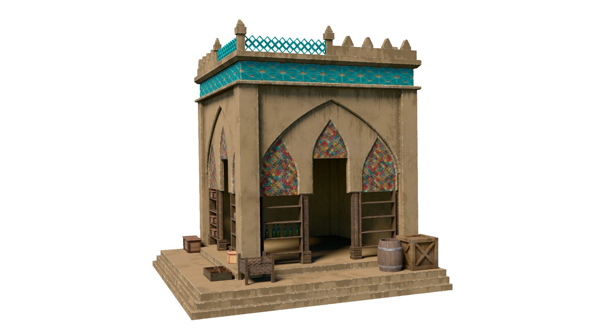 Ancient Arabic Shop 13 3D Model - TurboSquid 2253929