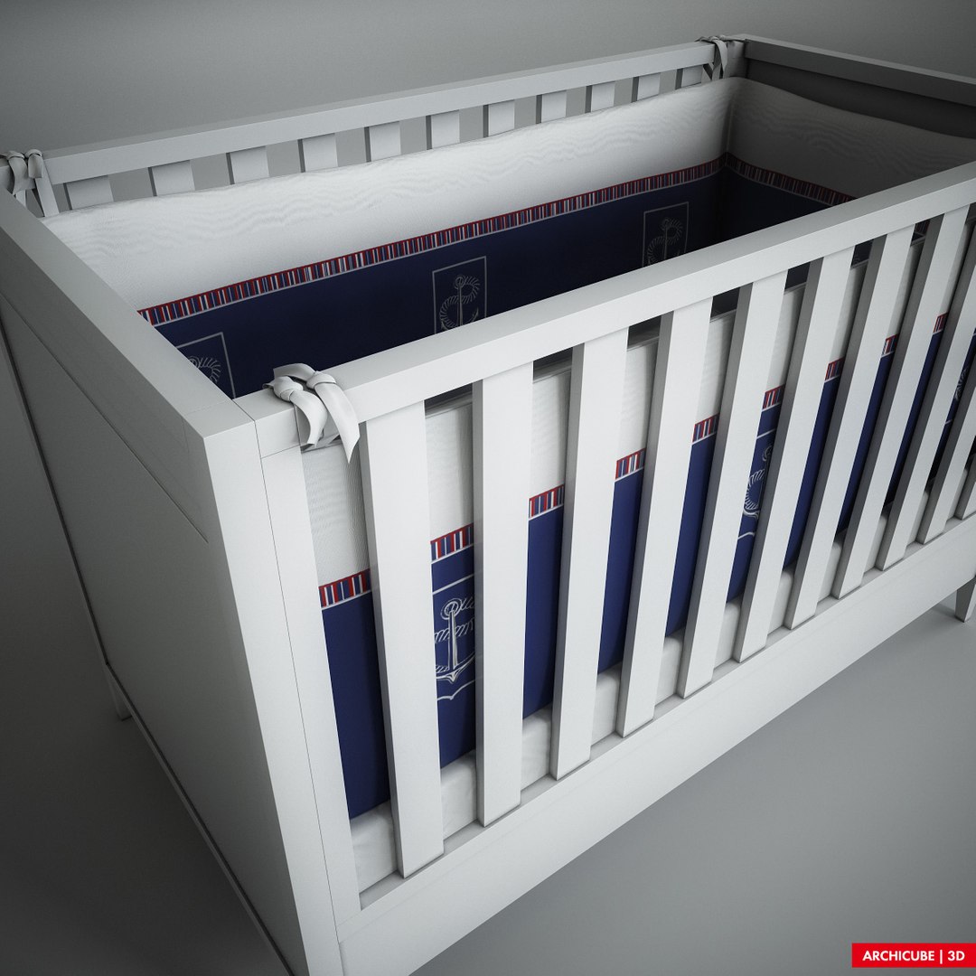 3d Model Baby Cot