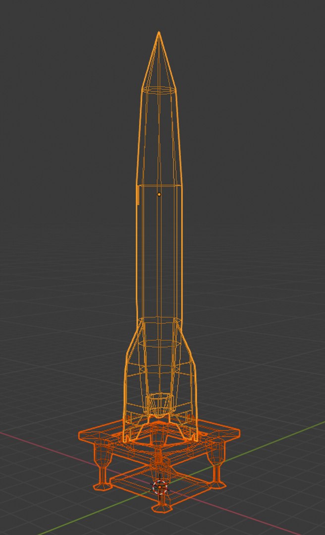 V2 rocket - 3D model - TurboSquid 1436675