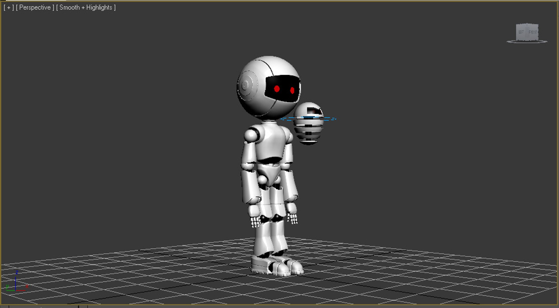 Robot Rigged Biped 3D - TurboSquid 1214830