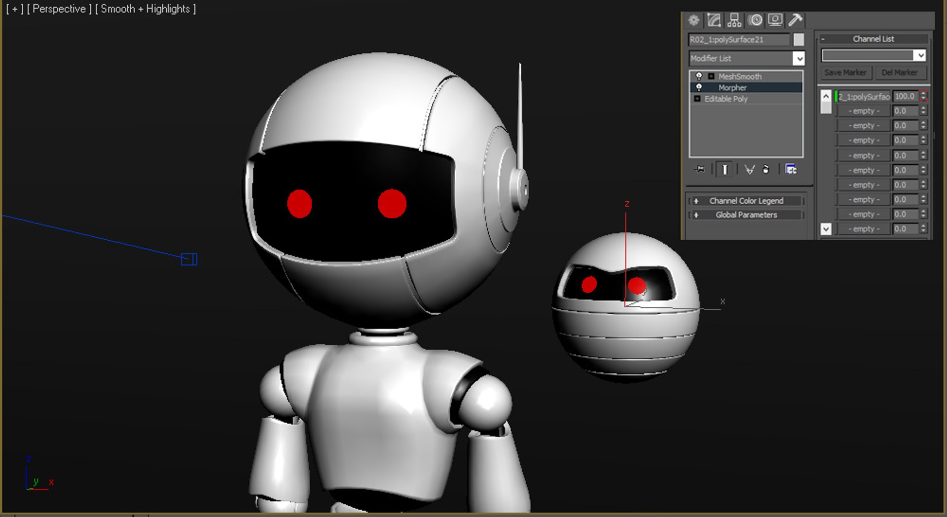 Robot Rigged Biped 3D - TurboSquid 1214830