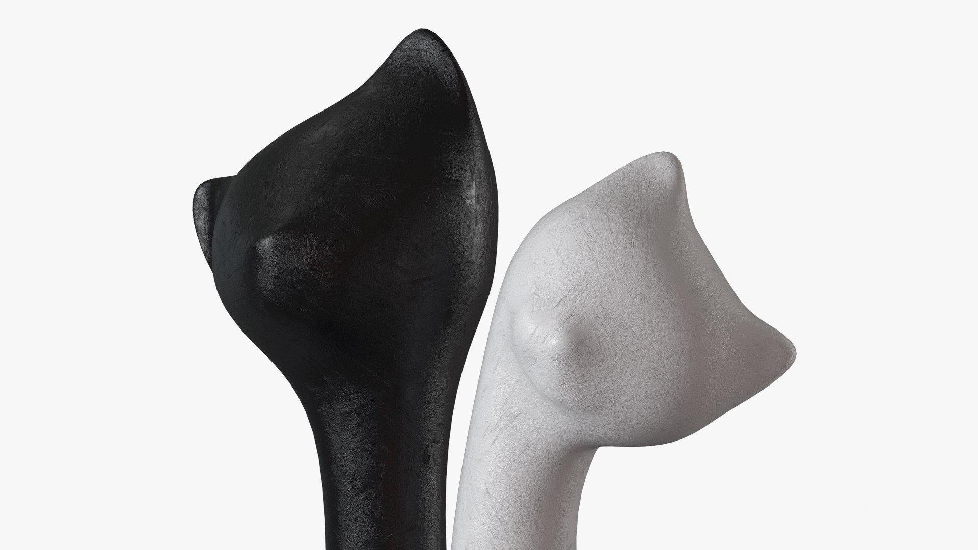 Cats Figurine 3D Model - TurboSquid 2121171