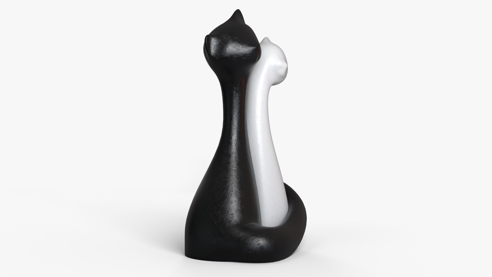 Cats Figurine 3D Model - TurboSquid 2121171