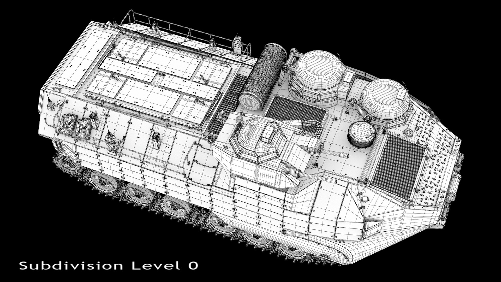 Amphibious Assault Vehicle AAVP-7A1 PBR 3D - TurboSquid 2410699
