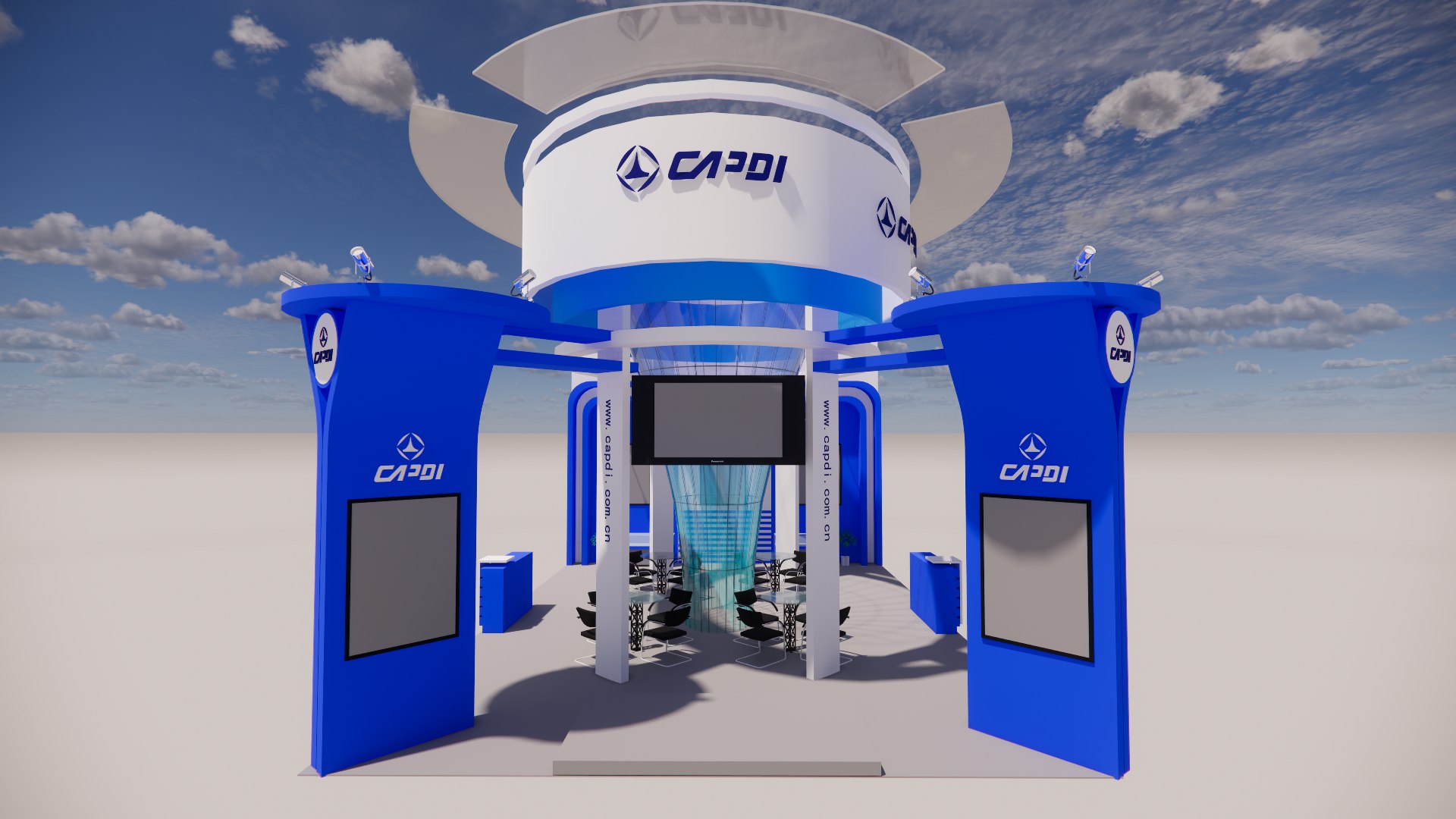 3D Booth Exhibition-A5 - TurboSquid 2100653