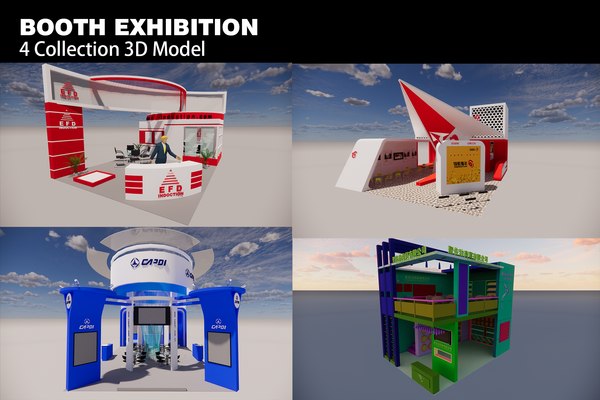 Exhibition Booth SketchUp Models for Download | TurboSquid