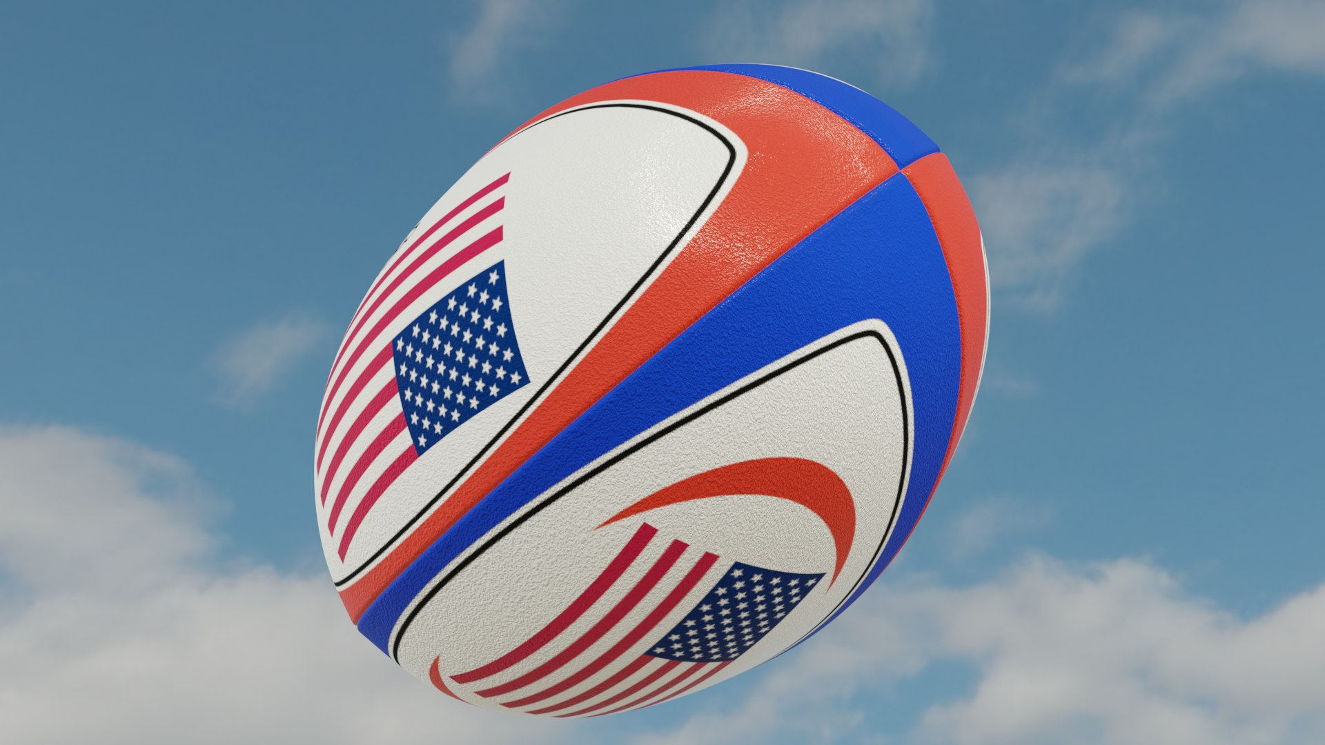 Rugby Ball 3D Model - TurboSquid 1850677