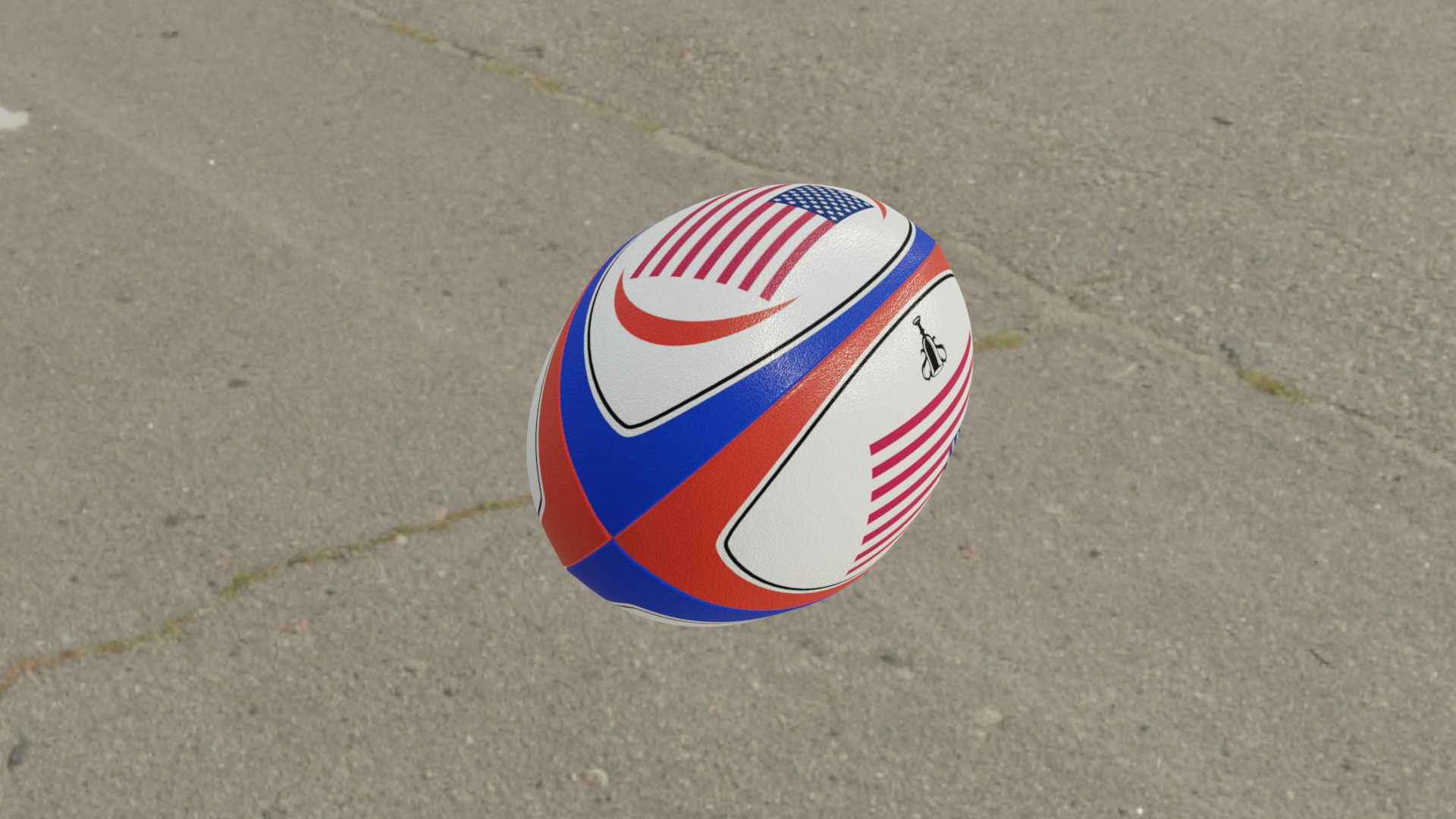 Rugby Ball 3D Model - TurboSquid 1850677