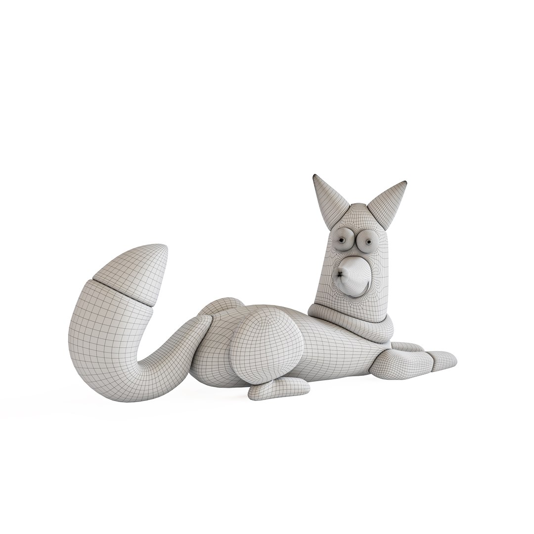 Hey Clay Forest Animals Fox 3D Model - TurboSquid 2140104