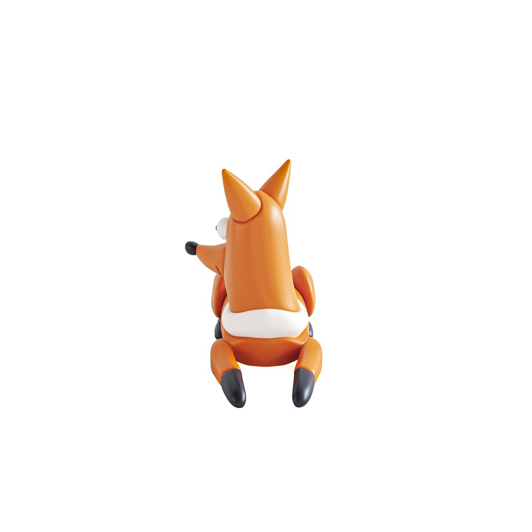 Hey Clay Forest Animals Fox 3D Model - TurboSquid 2140104