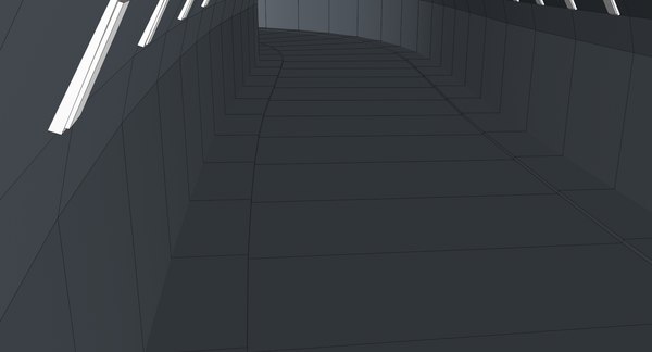 3D highway tunnel model - TurboSquid 1539204