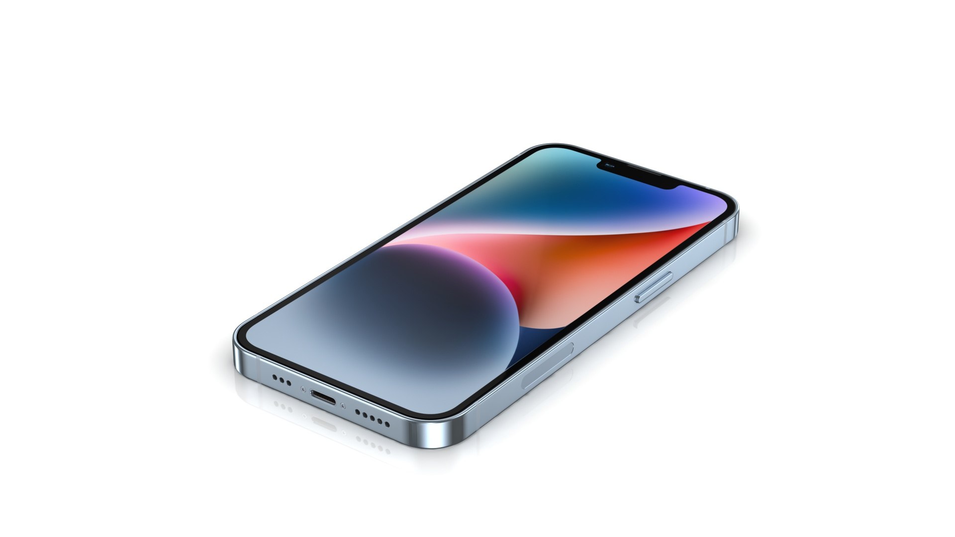 3D Apple iPhone 14 Blue model - TurboSquid 1956533