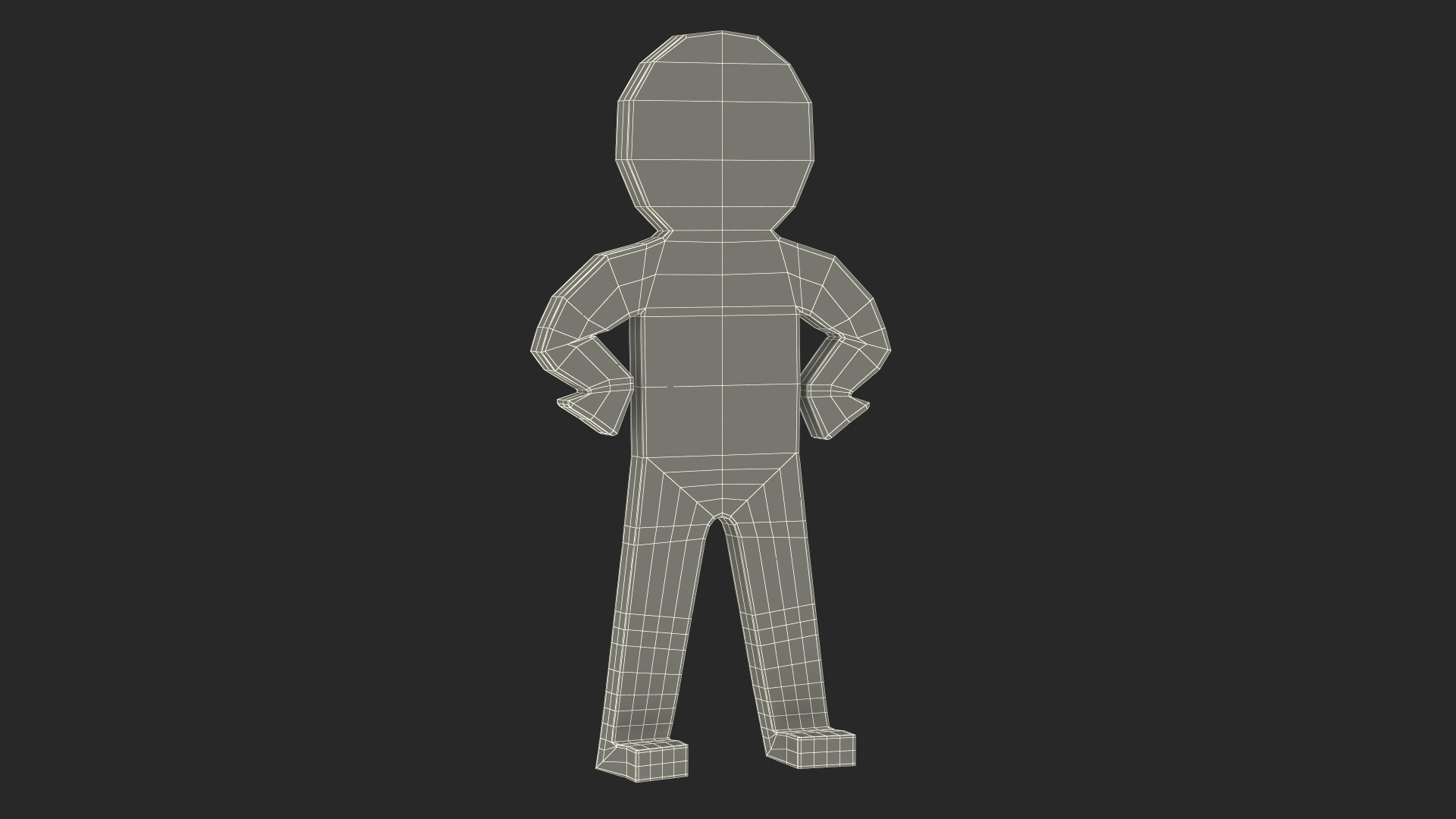 Plastic Stickman Confident Pose White 3D - TurboSquid 2104631