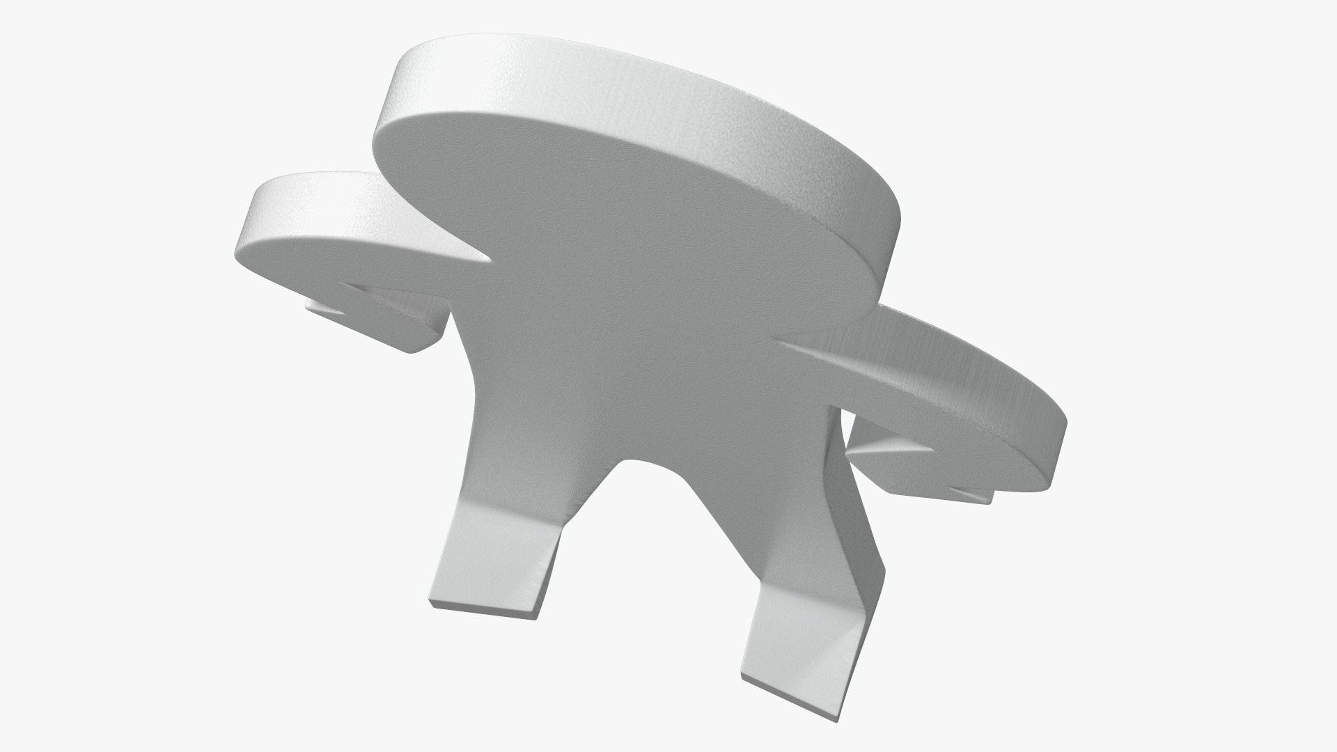 Plastic Stickman Confident Pose White 3D - TurboSquid 2104631