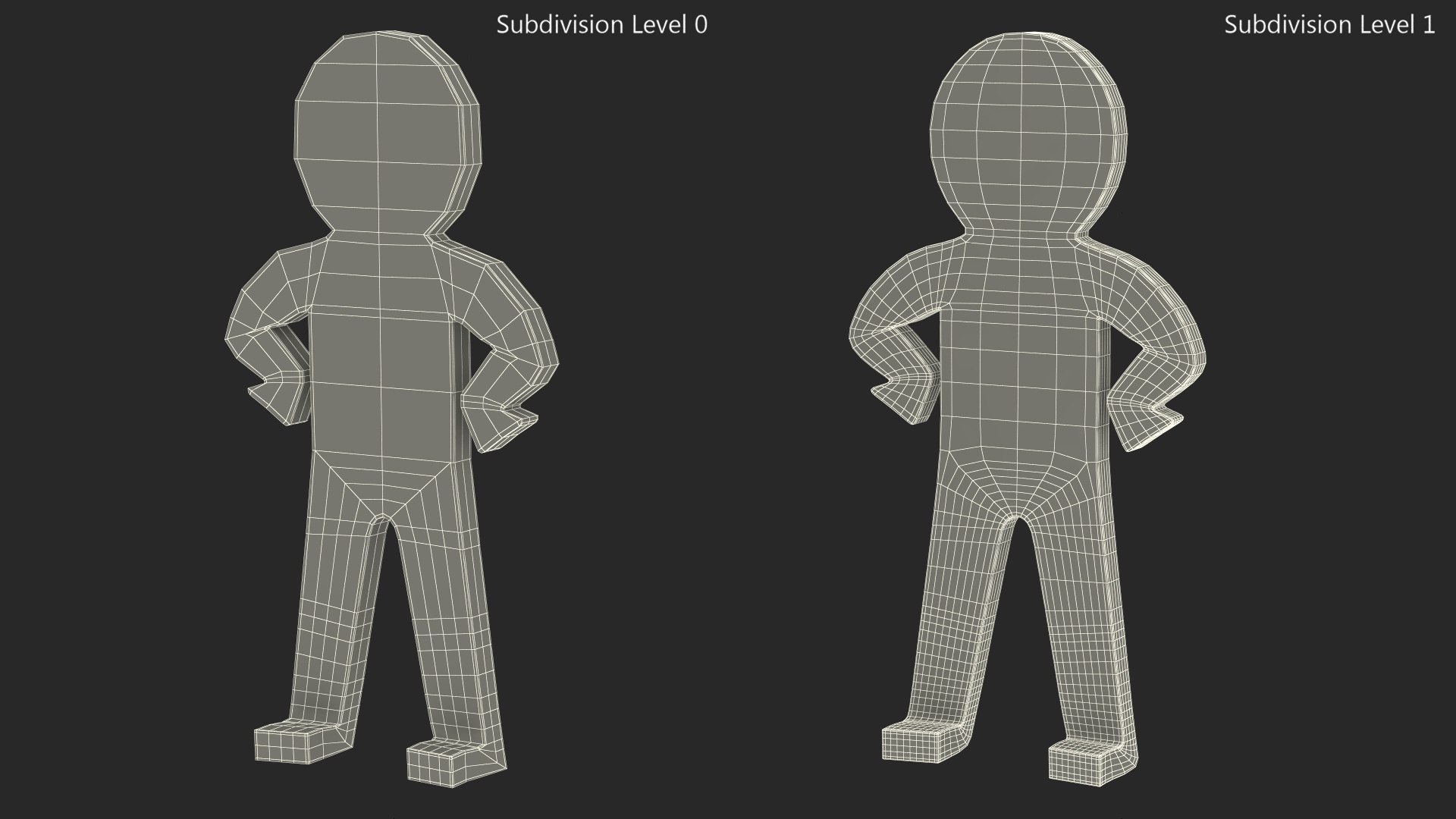 Plastic Stickman Confident Pose White 3D - TurboSquid 2104631