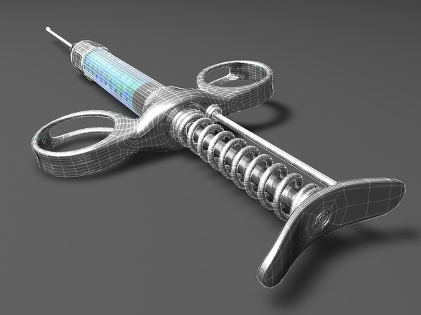 3d model syringe