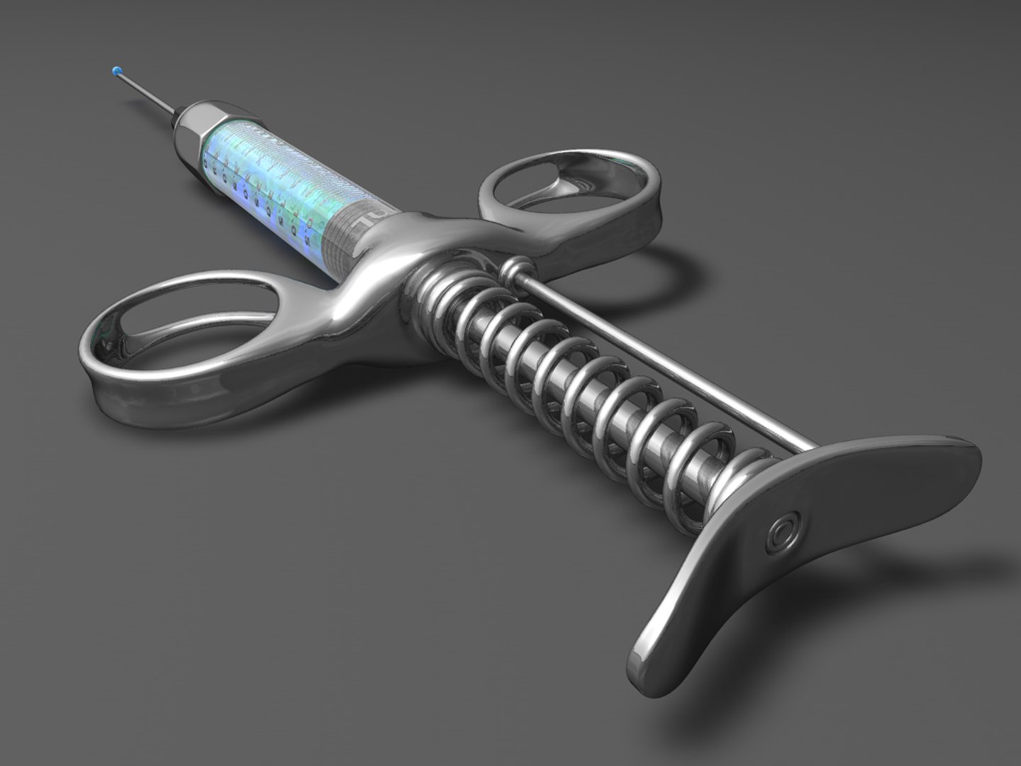 3d Model Syringe