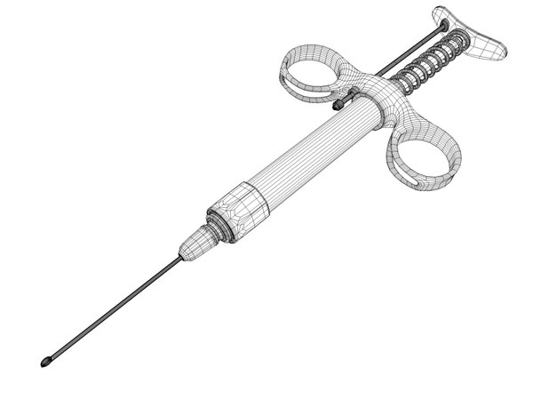 3d model syringe