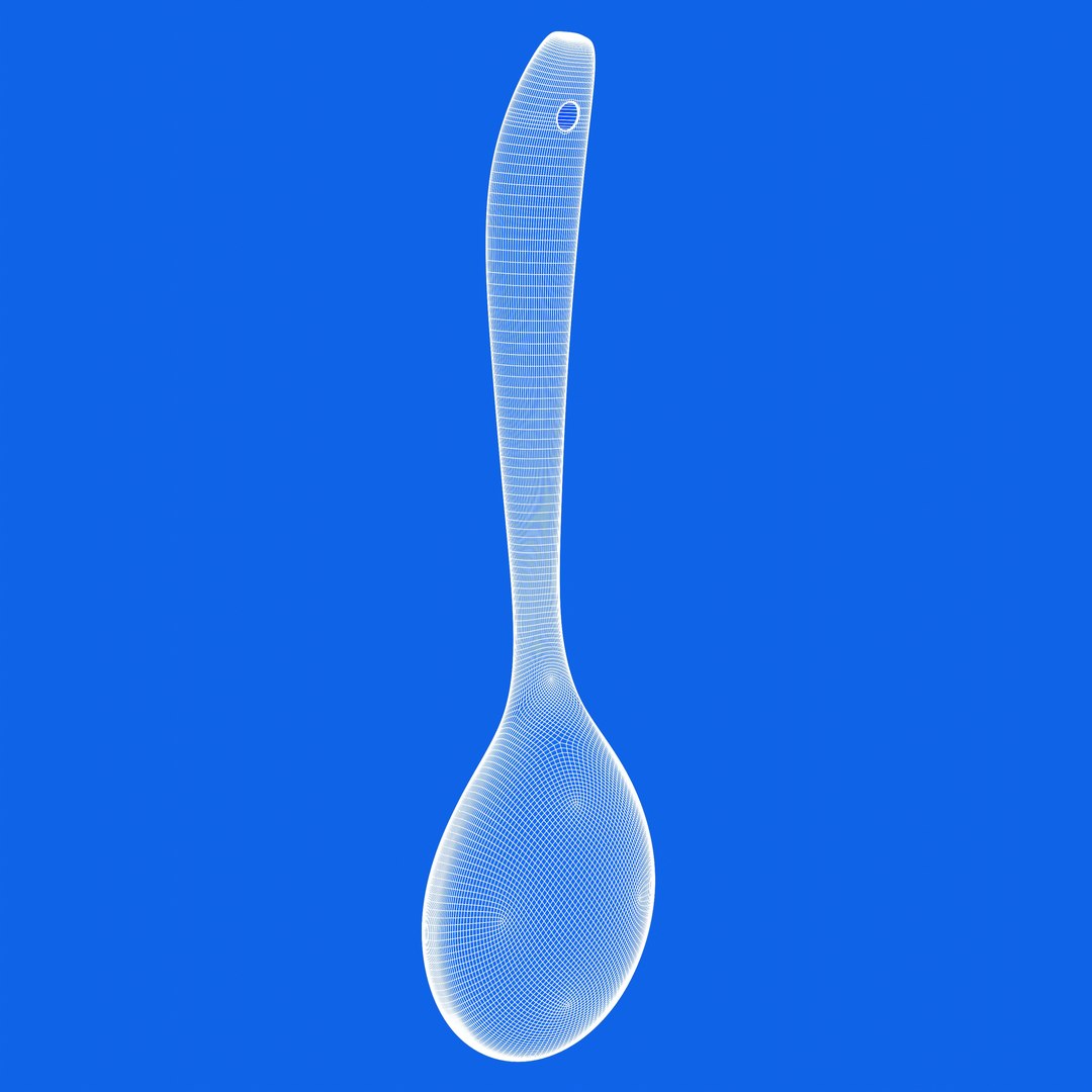 Wooden Salad Spoon 3D Model - TurboSquid 2520915