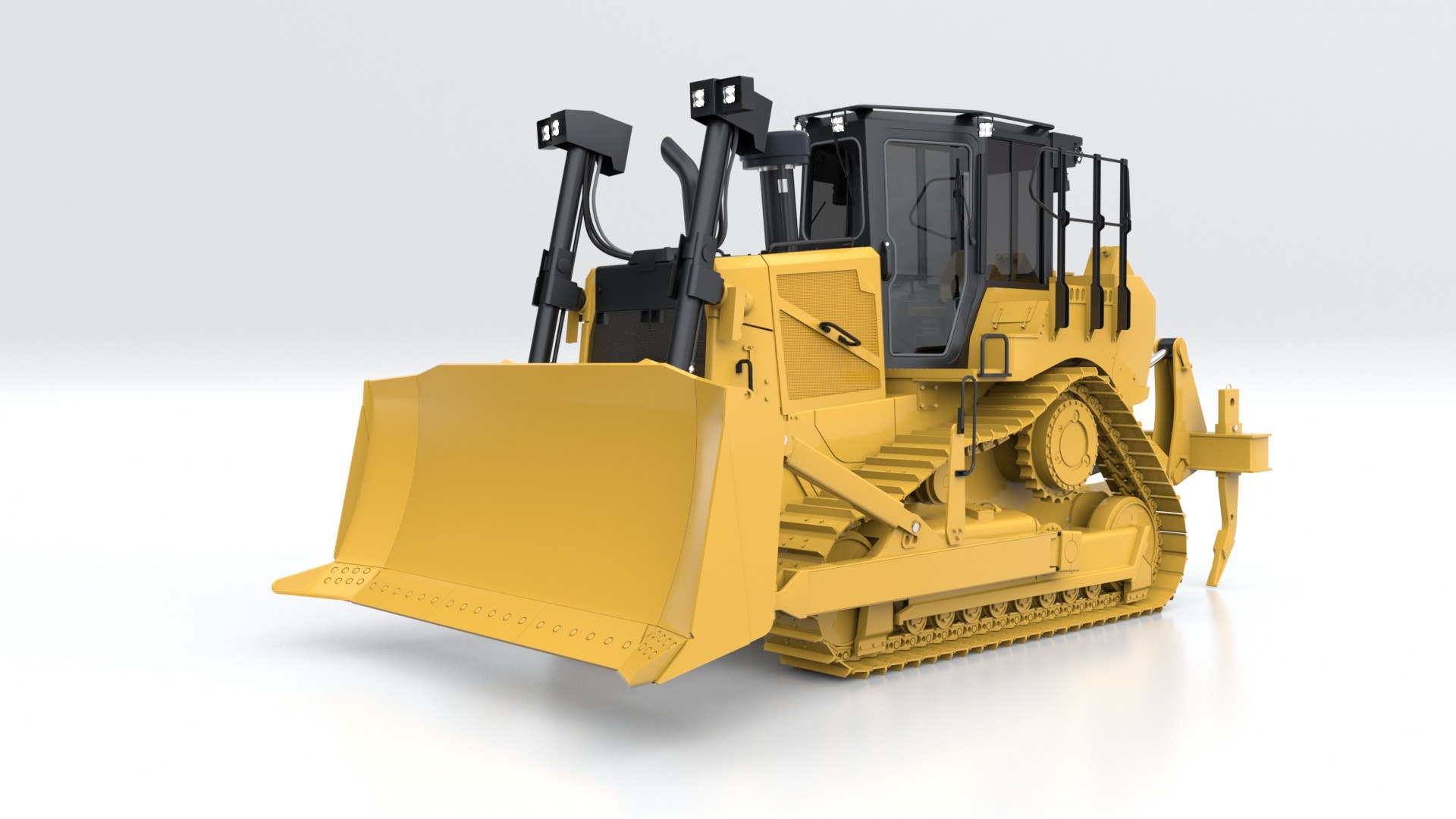 3D Bulldozer Medium Model - TurboSquid 2238974