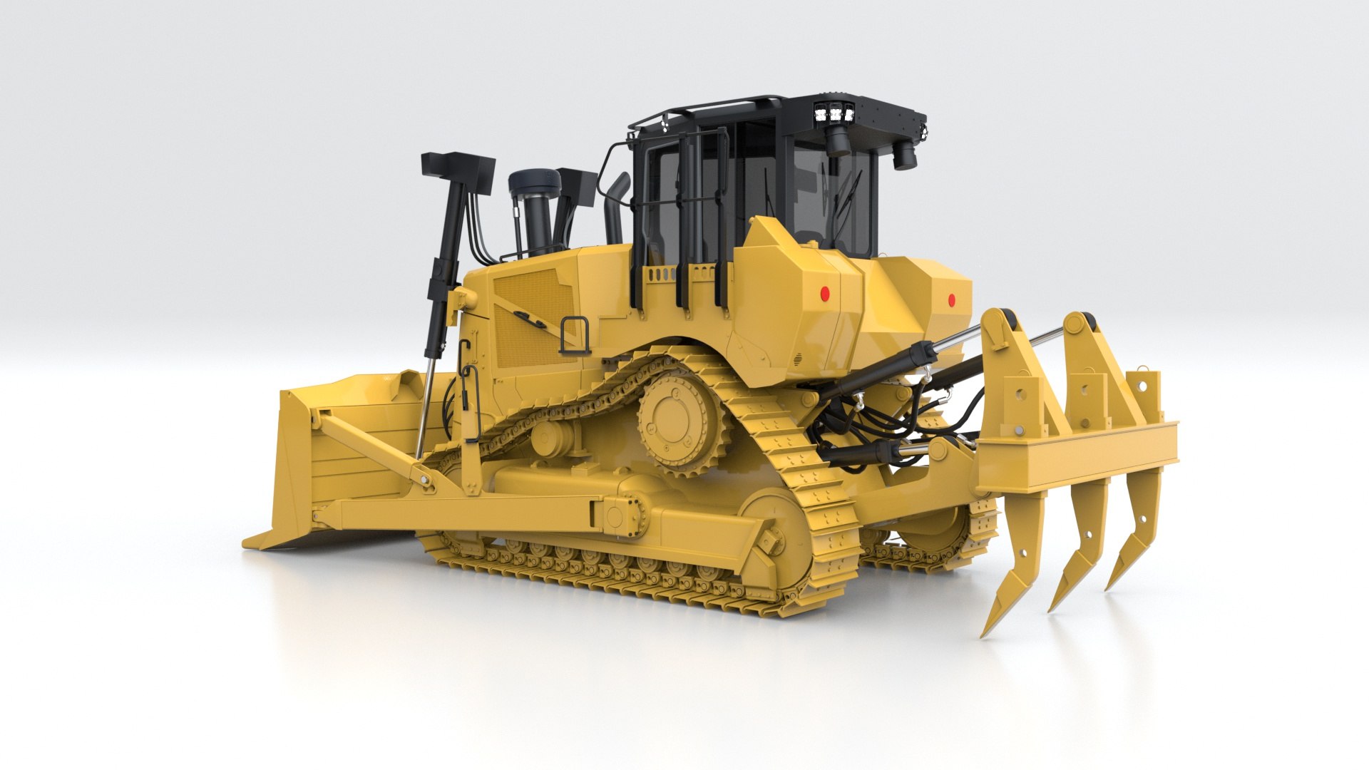3D Bulldozer Medium Model - TurboSquid 2238974