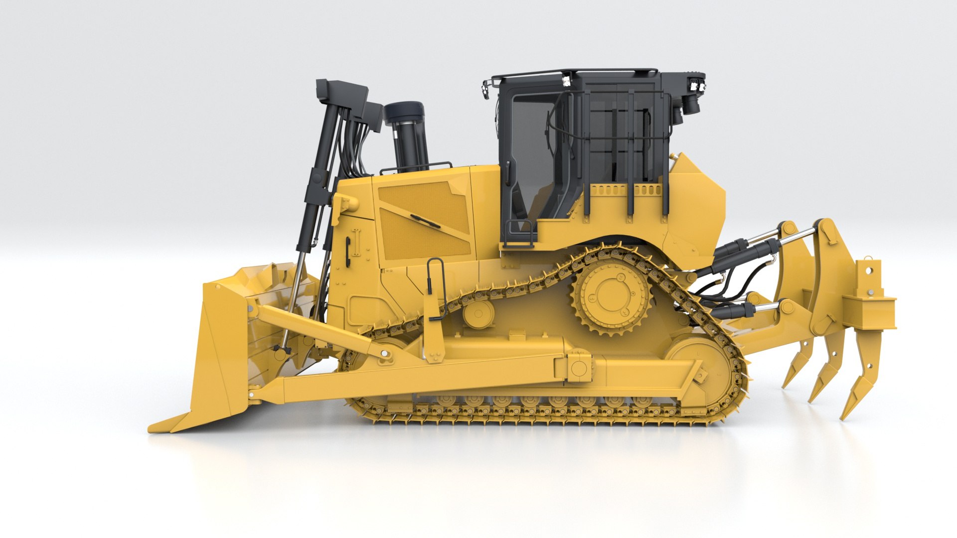 3D Bulldozer Medium Model - TurboSquid 2238974