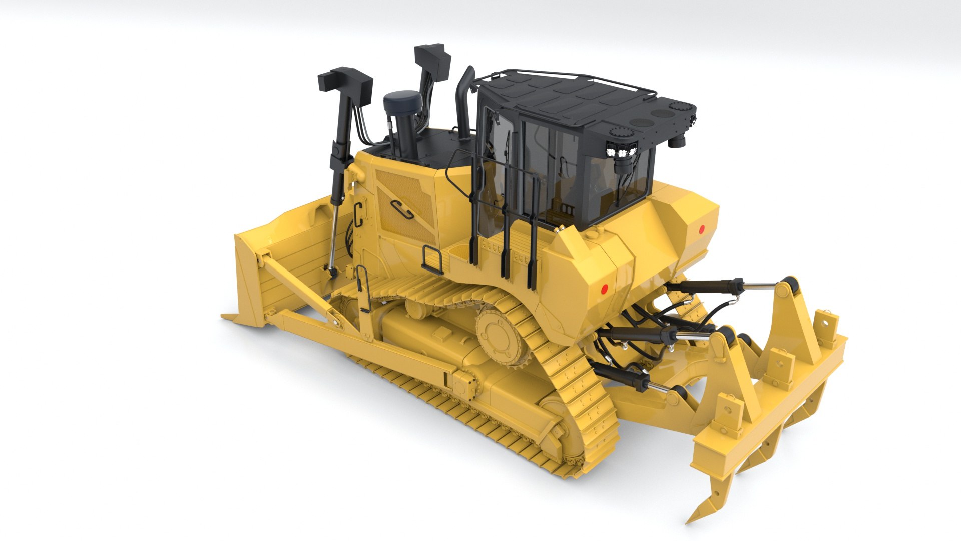 3D Bulldozer Medium Model - TurboSquid 2238974