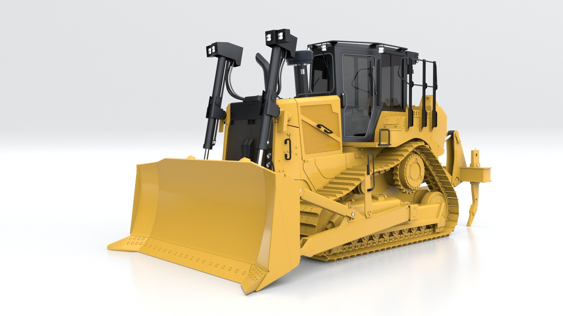 3D Bulldozer Medium Model - TurboSquid 2238974