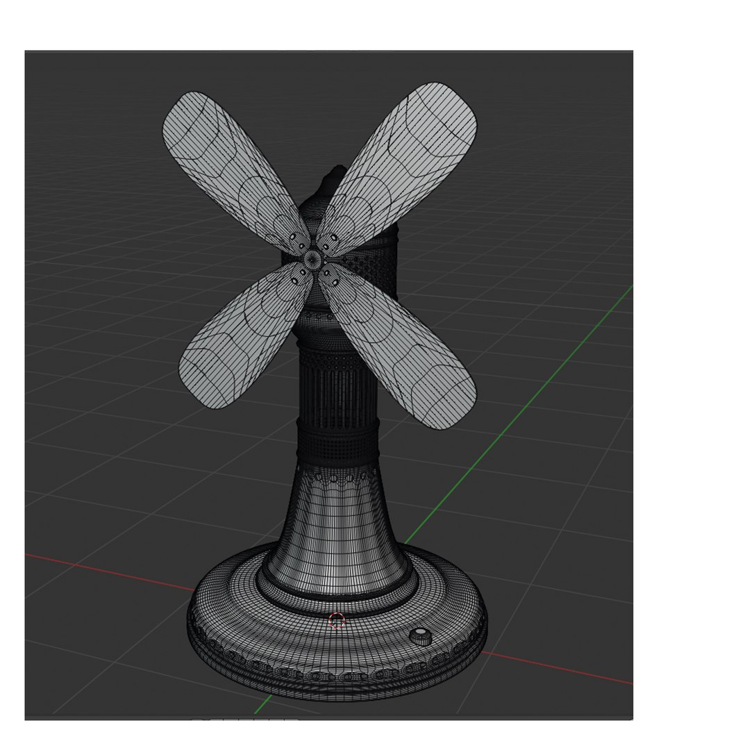 Ancient Fan 3D Model - TurboSquid 1576610