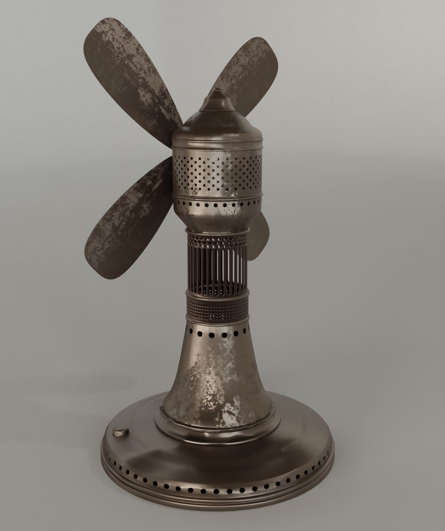 Ancient Fan 3D Model - TurboSquid 1576610
