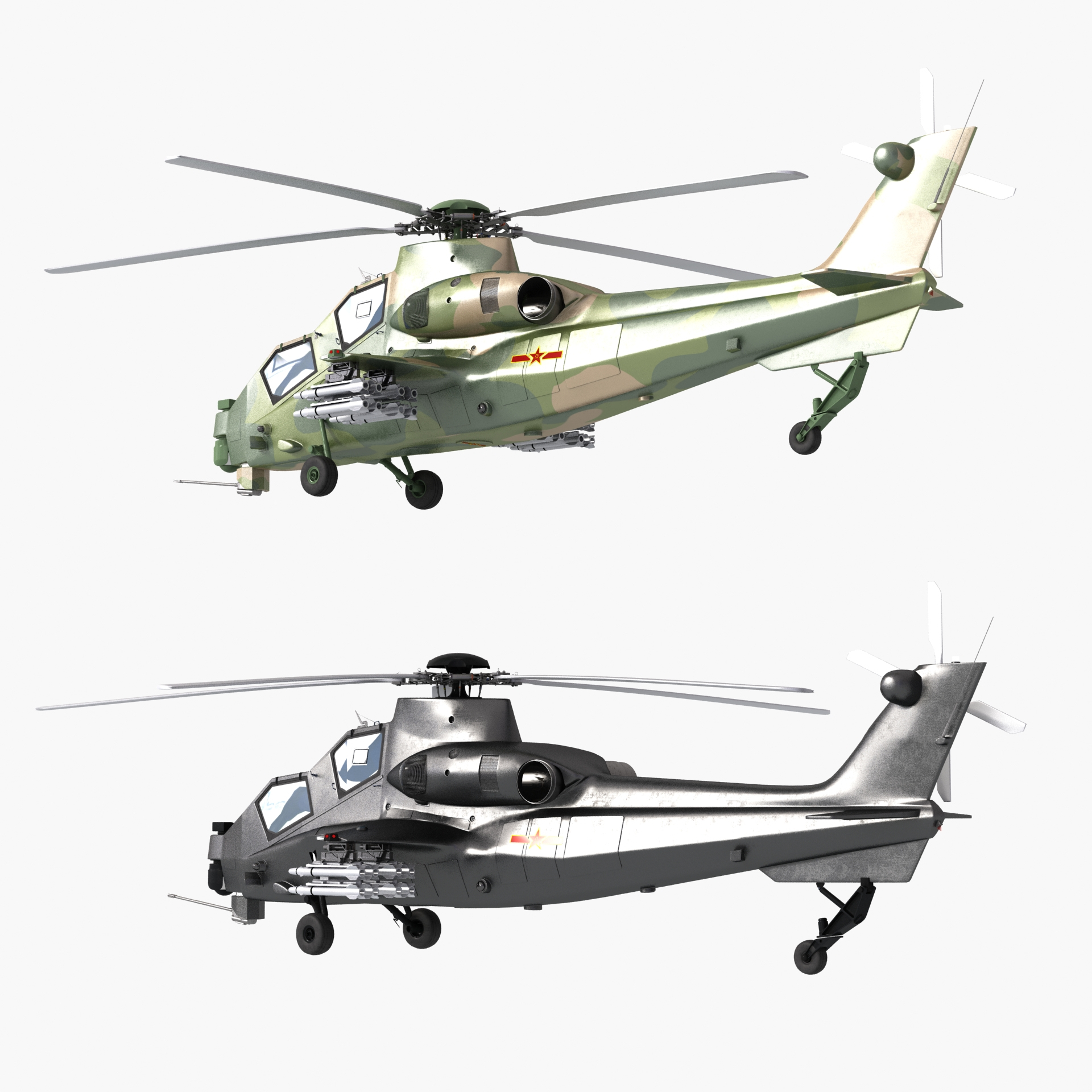 3D wz-10 z-10 model - TurboSquid 1662371