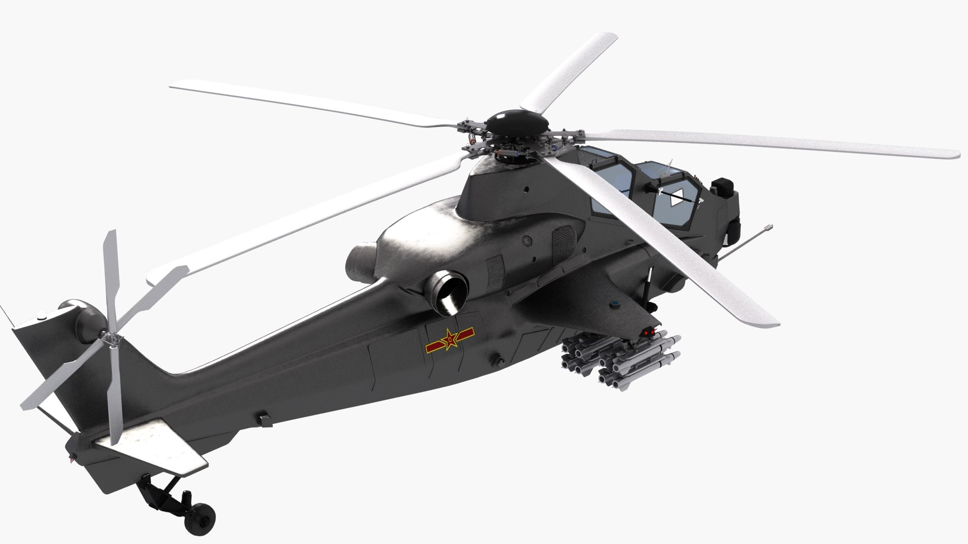 3D wz-10 z-10 model - TurboSquid 1662371