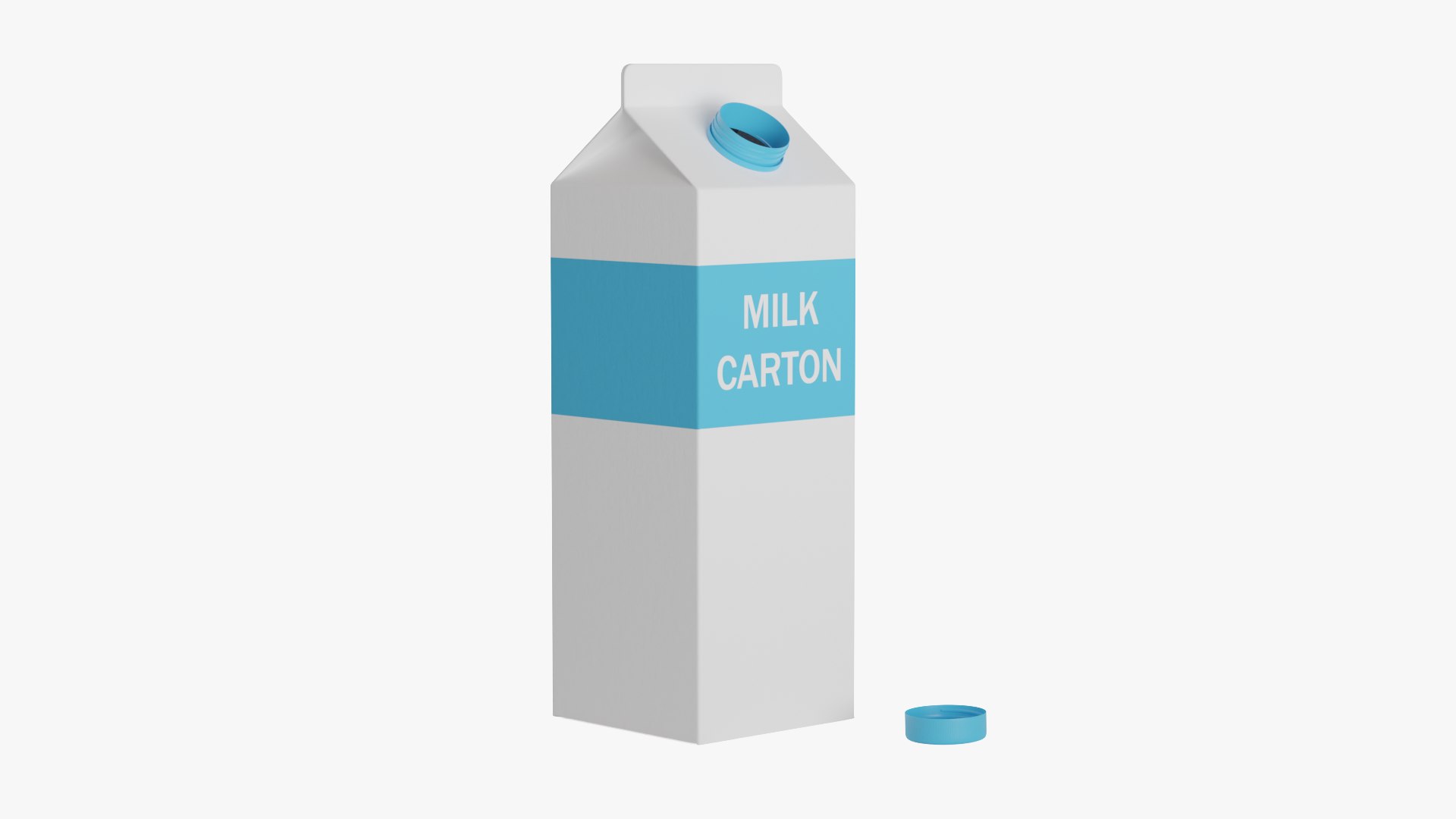 3D Milk Carton Model - TurboSquid 2284524