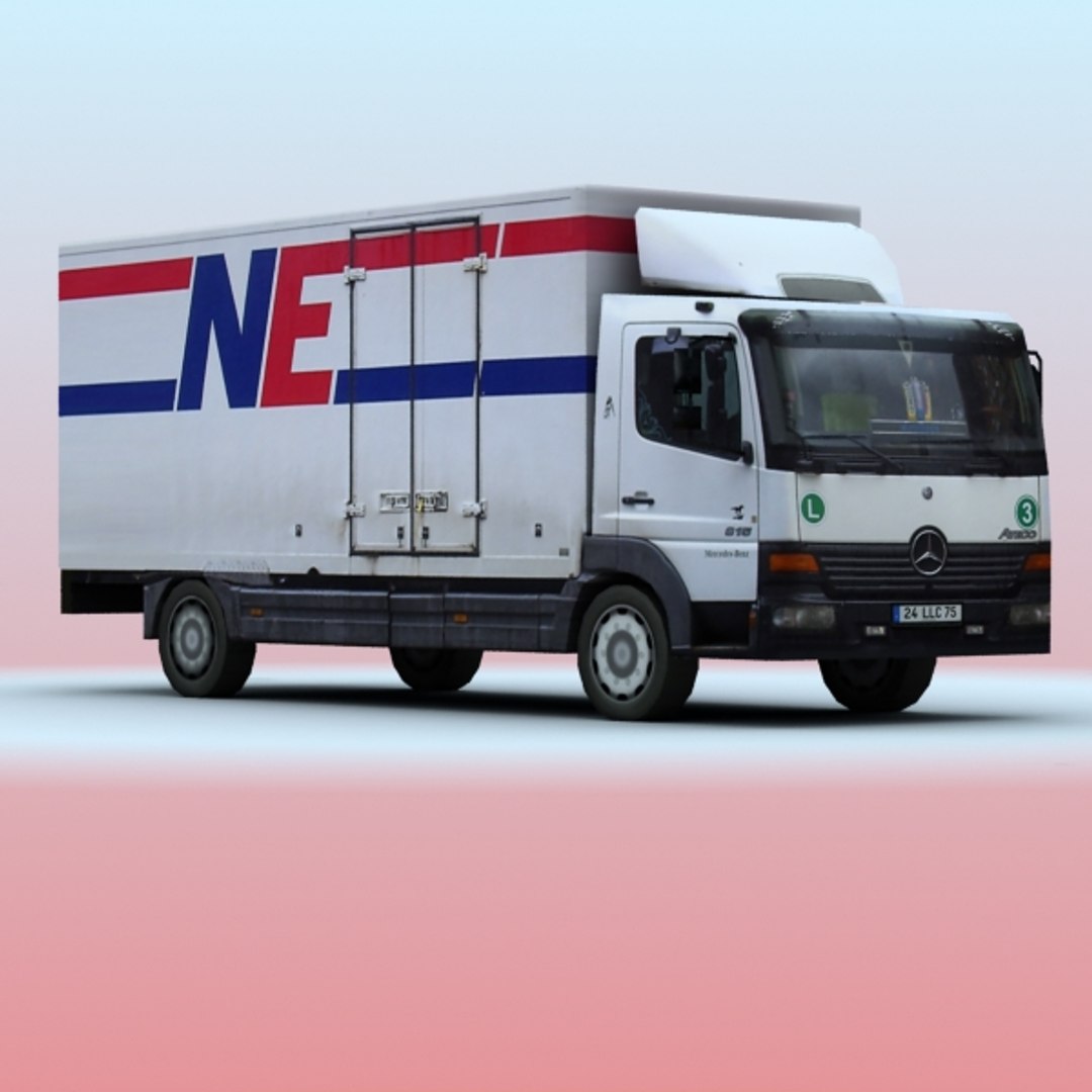 2006 Mercedes Atego 815 3d Model