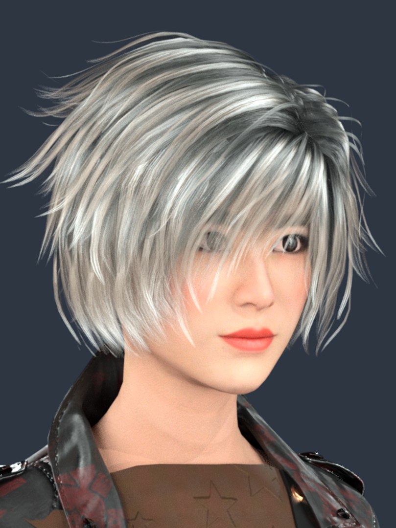 3D Realistic Rigged Very Cute Girl-Eilly Character 3D Model ...