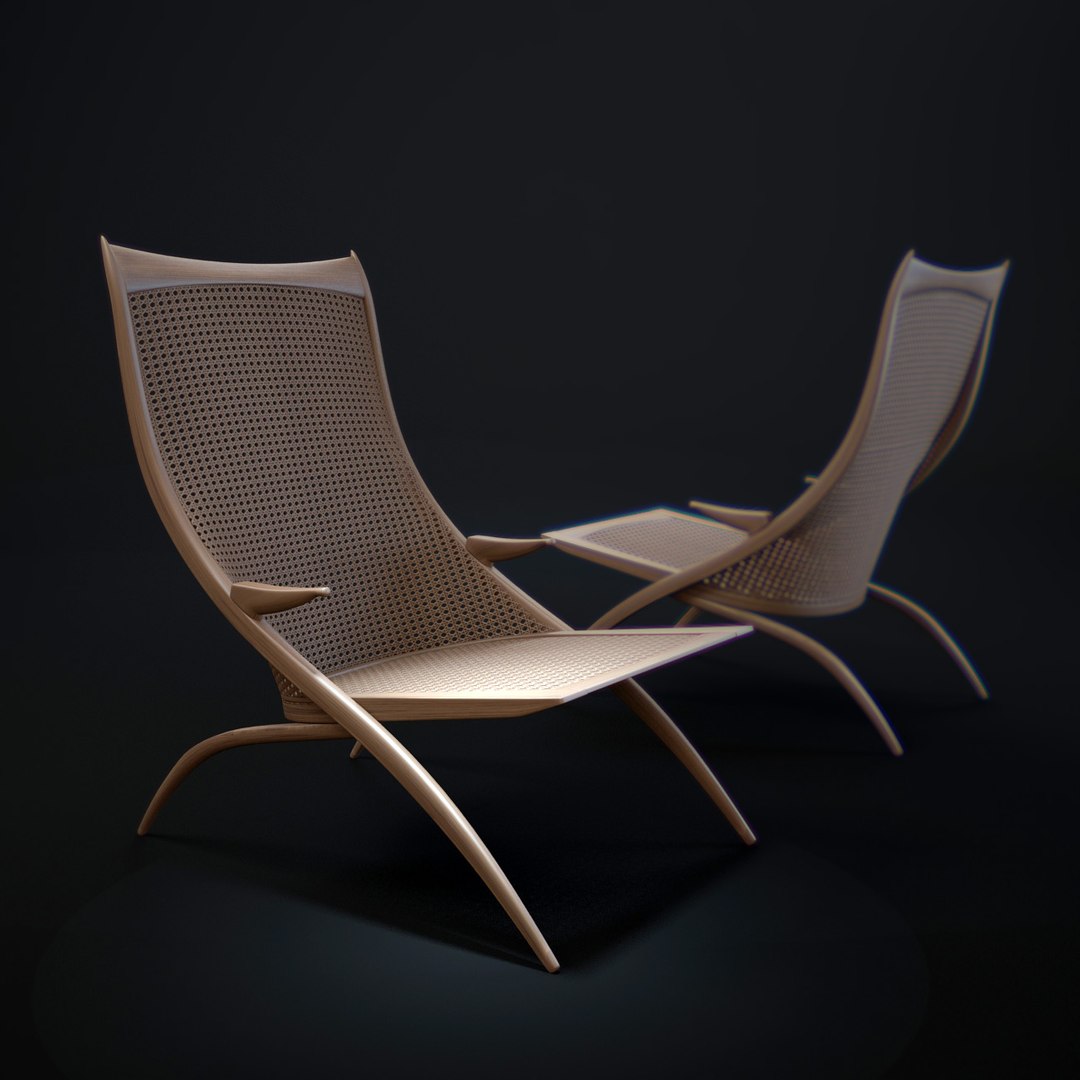 Gazelle-lounge-chair 3D - TurboSquid 1200436