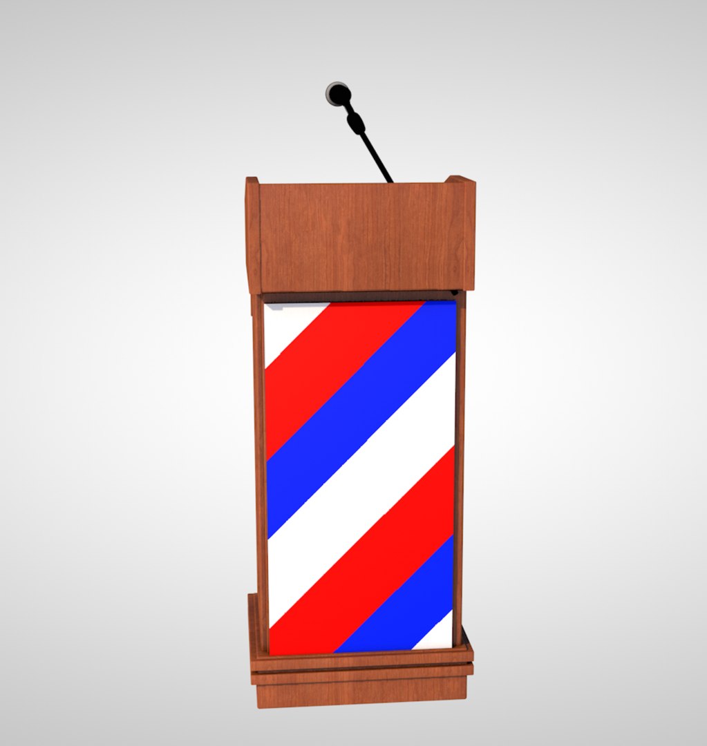 3D Model Podium Stand - TurboSquid 1501939