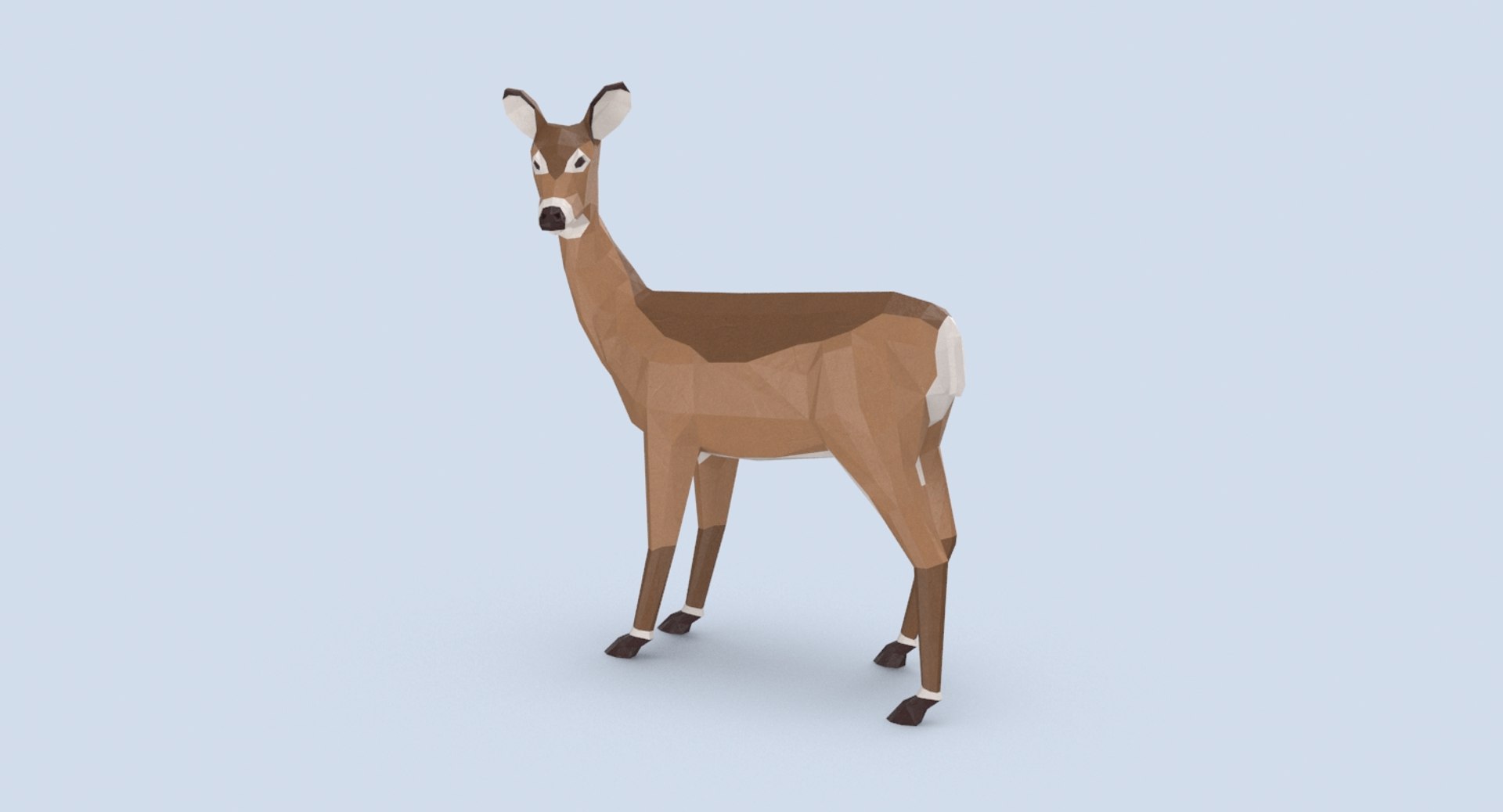 3D model doe---standing - TurboSquid 1186543