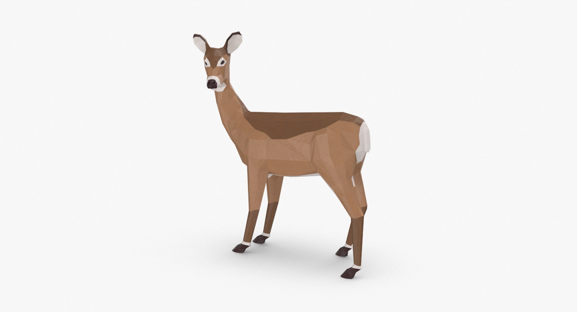 3D model doe---standing - TurboSquid 1186543