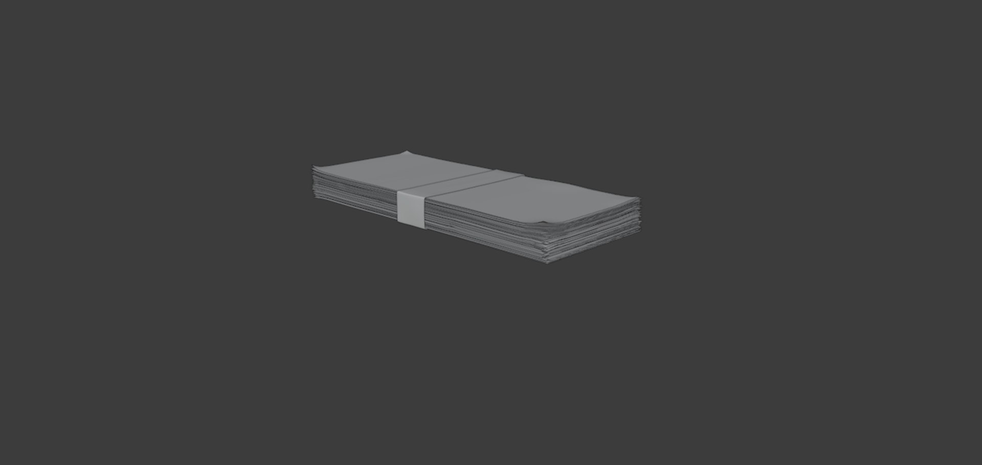 3D Money Stack - Modelled Model - TurboSquid 1694936