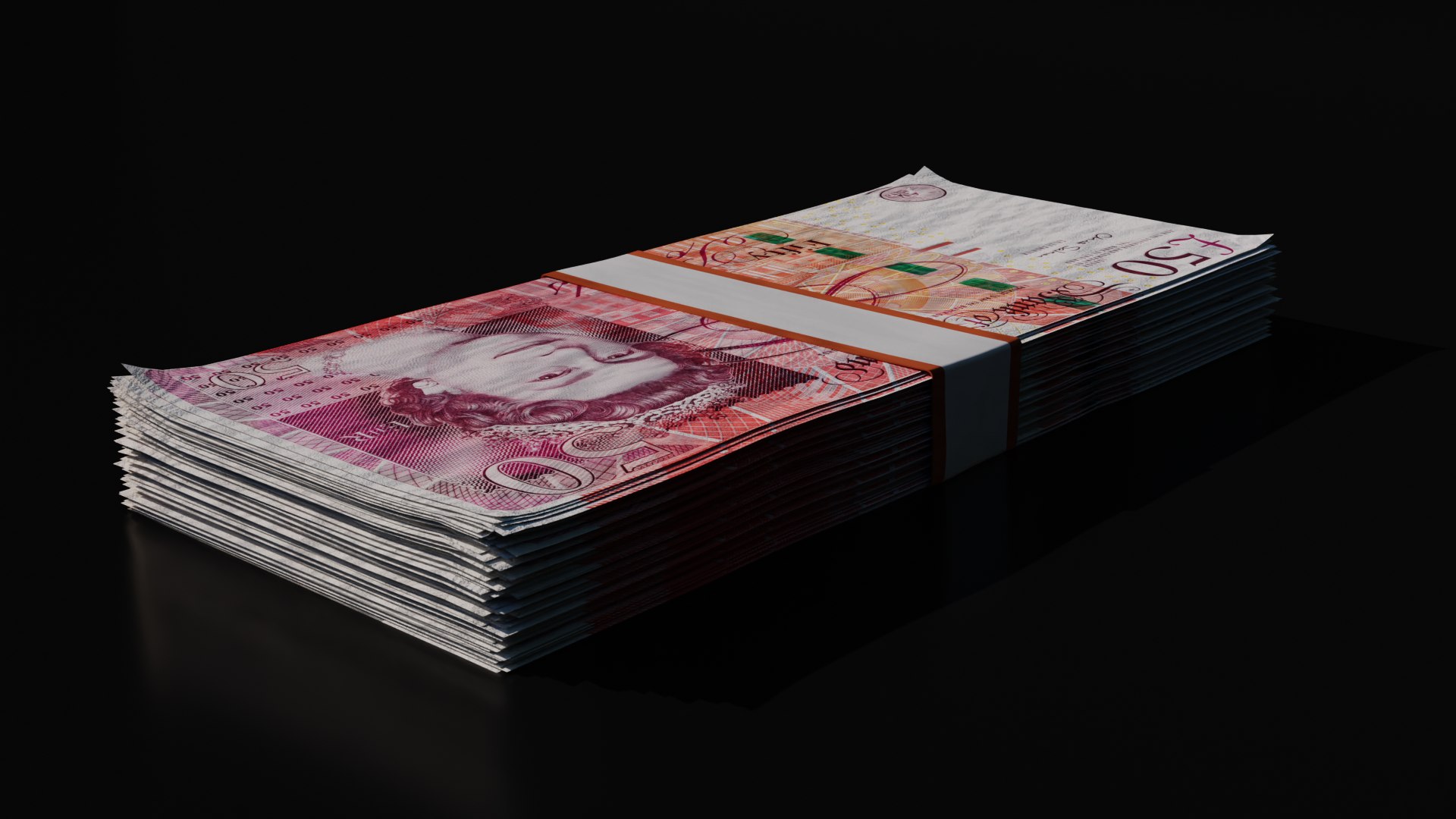 3D Money Stack - Modelled Model - TurboSquid 1694936