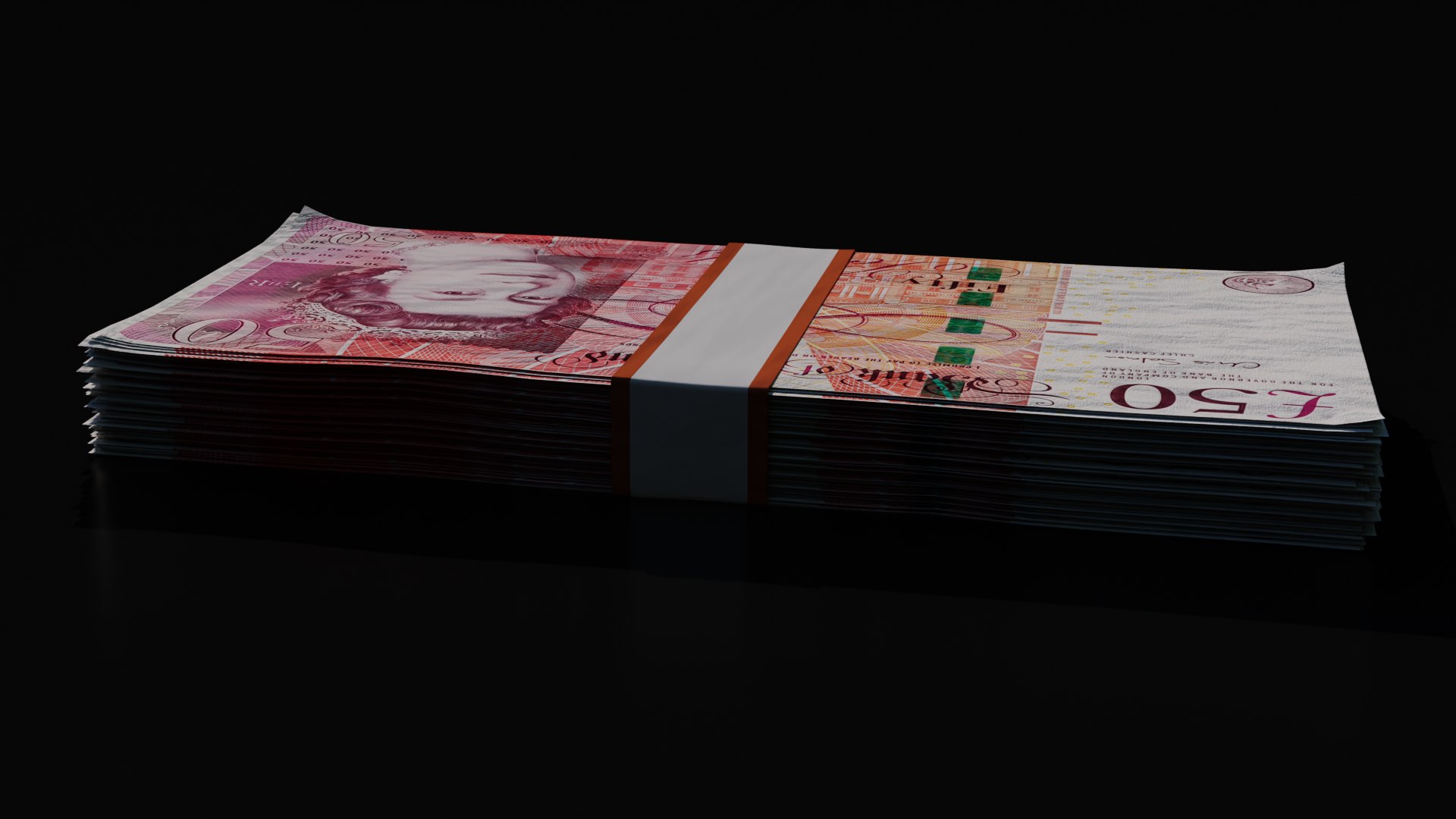 3D Money Stack - Modelled Model - TurboSquid 1694936