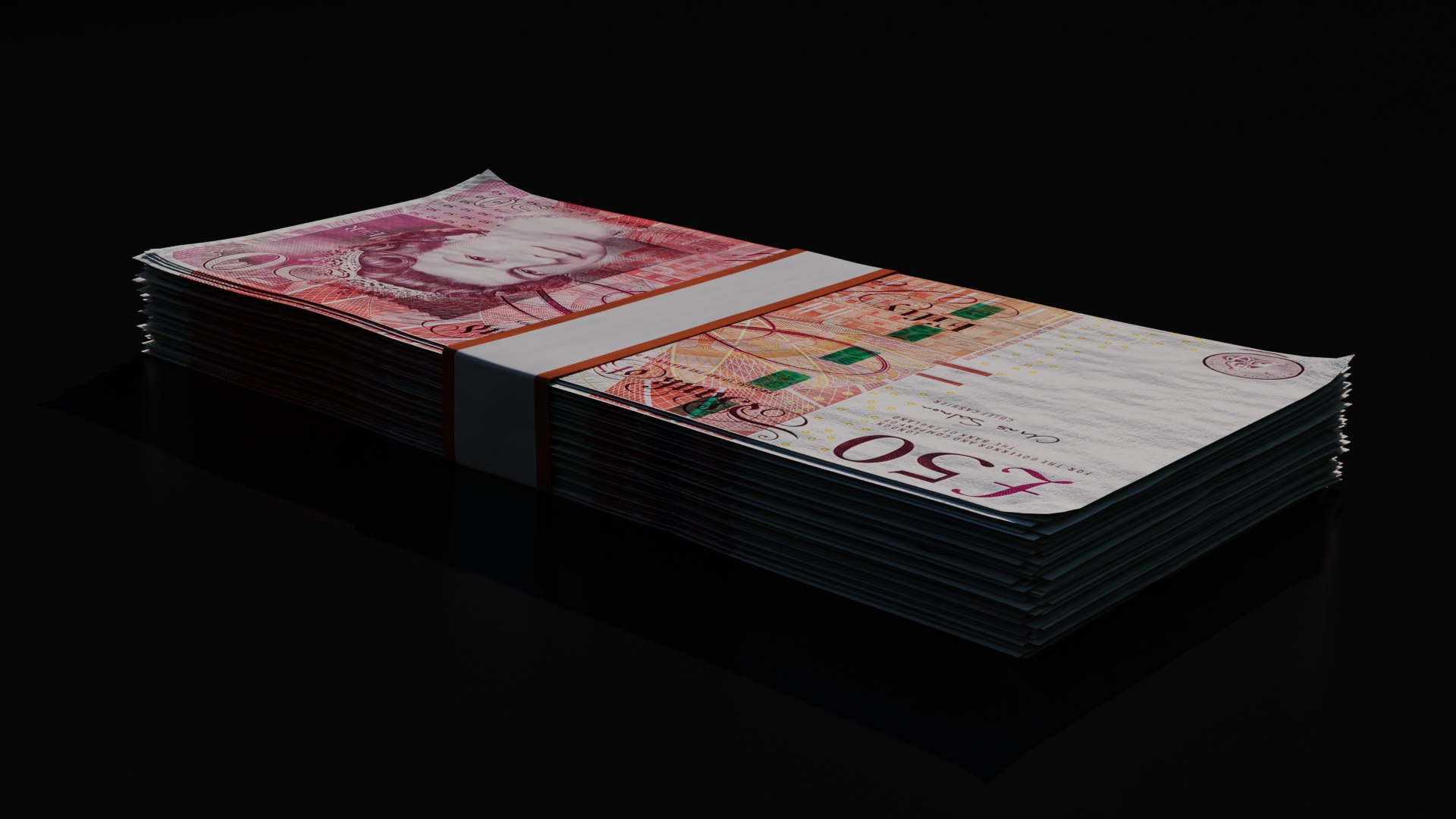 3D Money Stack - Modelled Model - TurboSquid 1694936