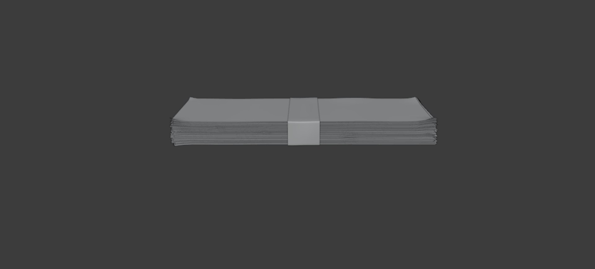 3D Money Stack - Modelled Model - TurboSquid 1694936