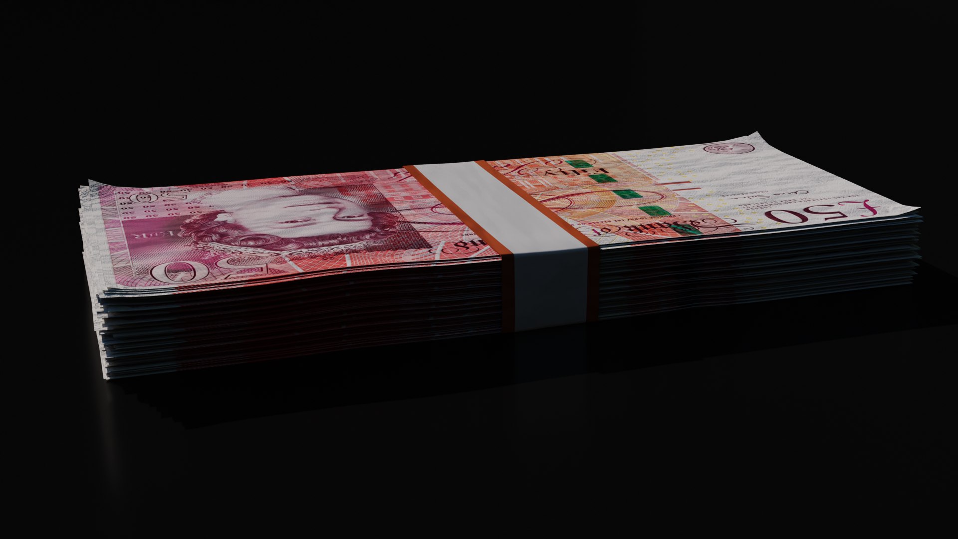 3D Money Stack - Modelled Model - TurboSquid 1694936